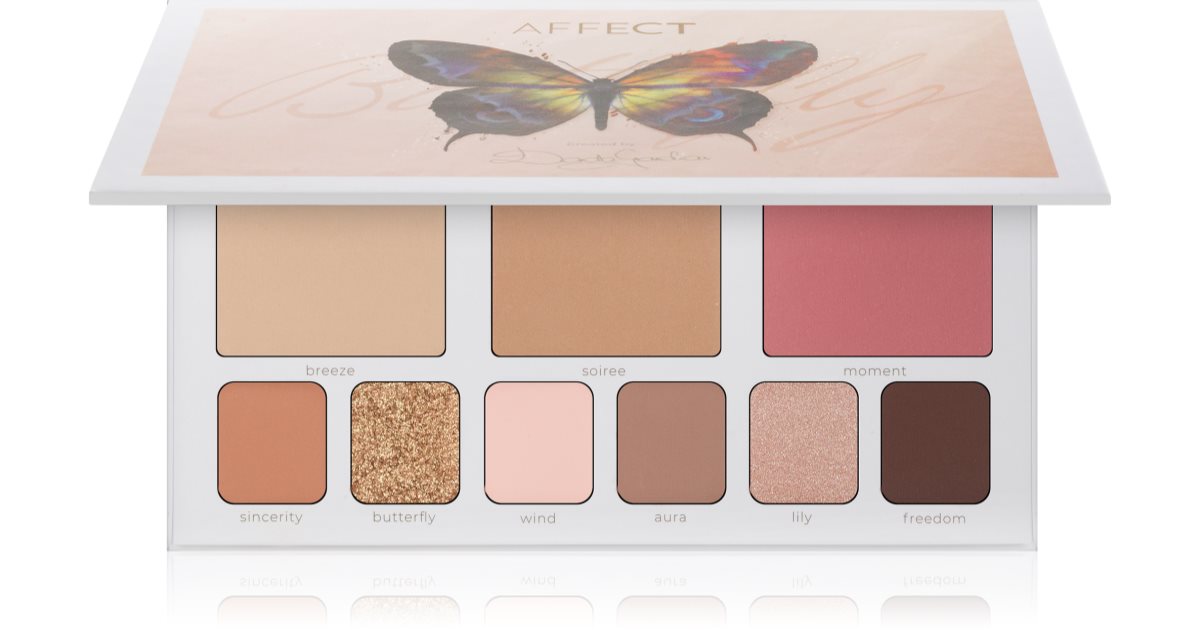 Affect Butterfly Makeup Palette multipurpose palette for the face ...