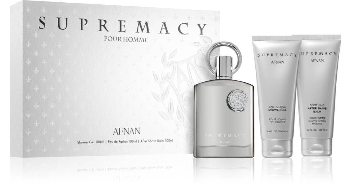 Afnan Supremacy Silver gift set for men notino