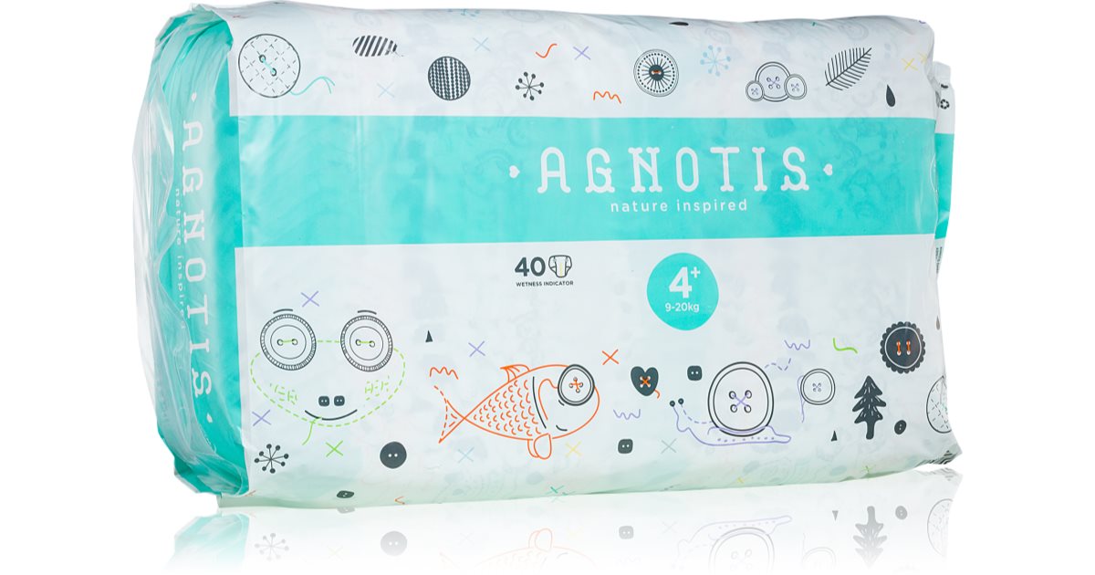 Agnotis Baby Diapers No 4+ disposable nappies | notino.ie