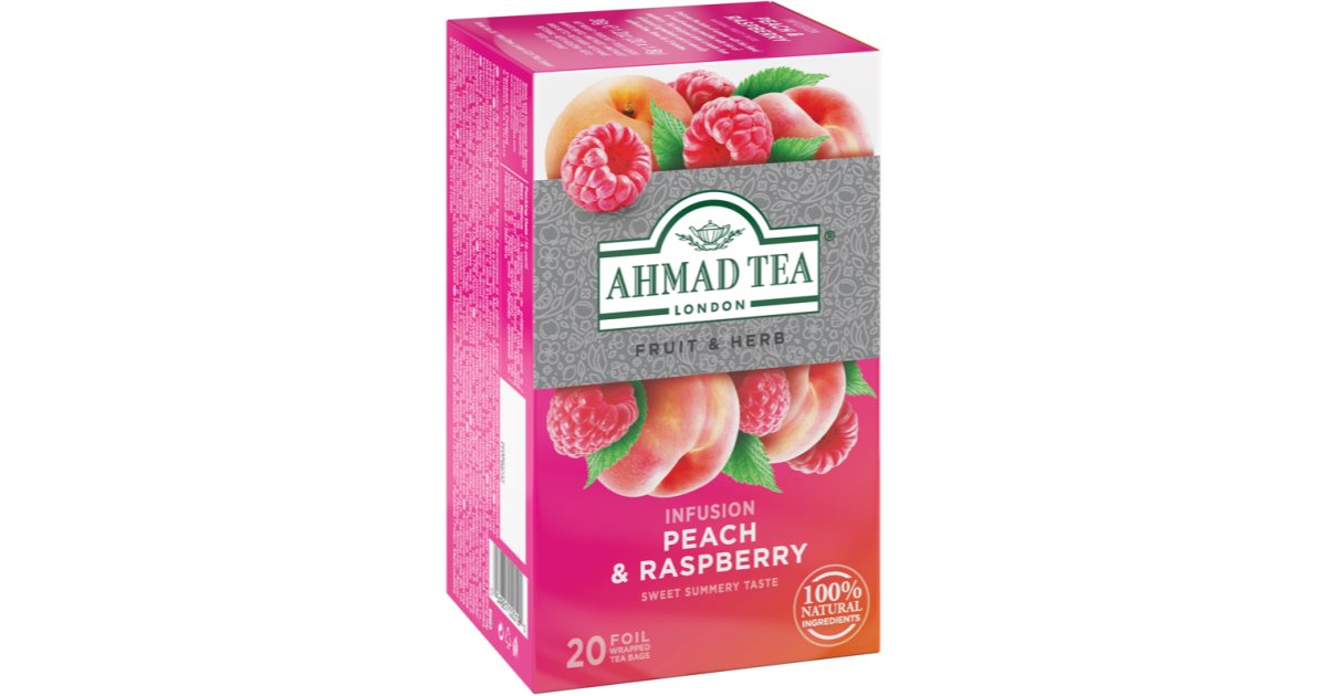 Ahmad Tea Peach & Raspberry | notino.pl