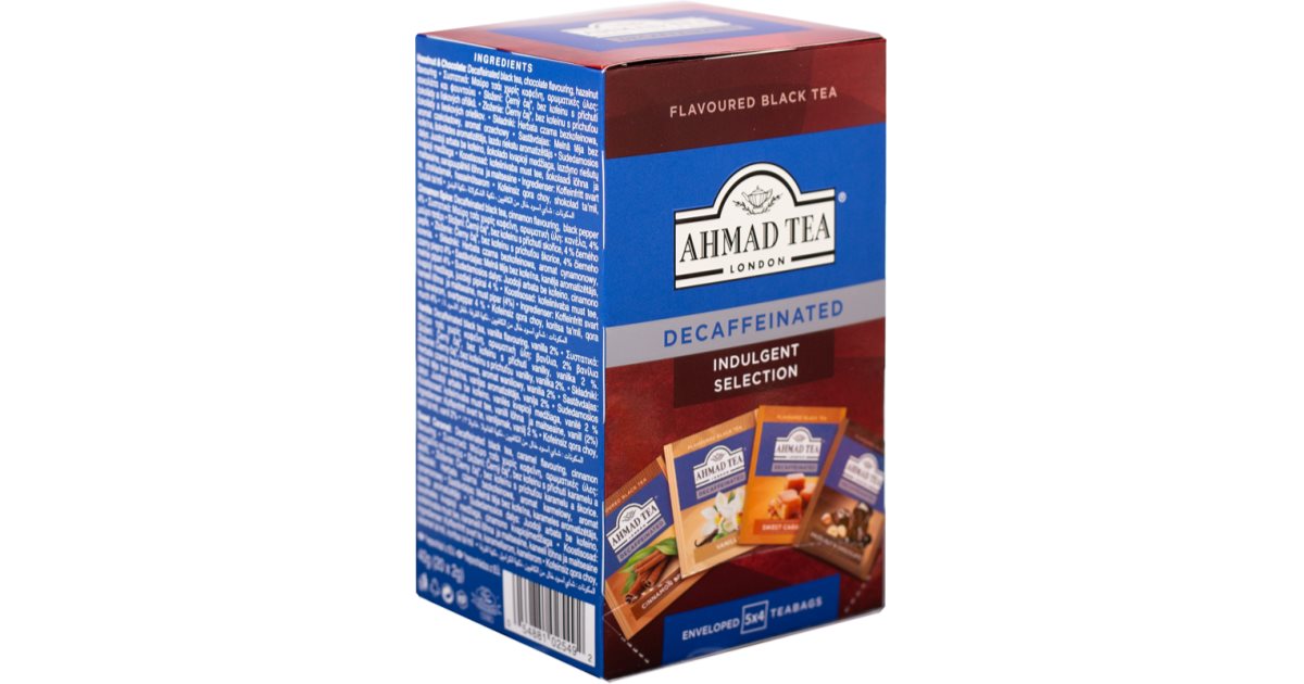Ahmad Tea Decaffeinated Selection kolekcia prémiových čajov bez kofeínu ...