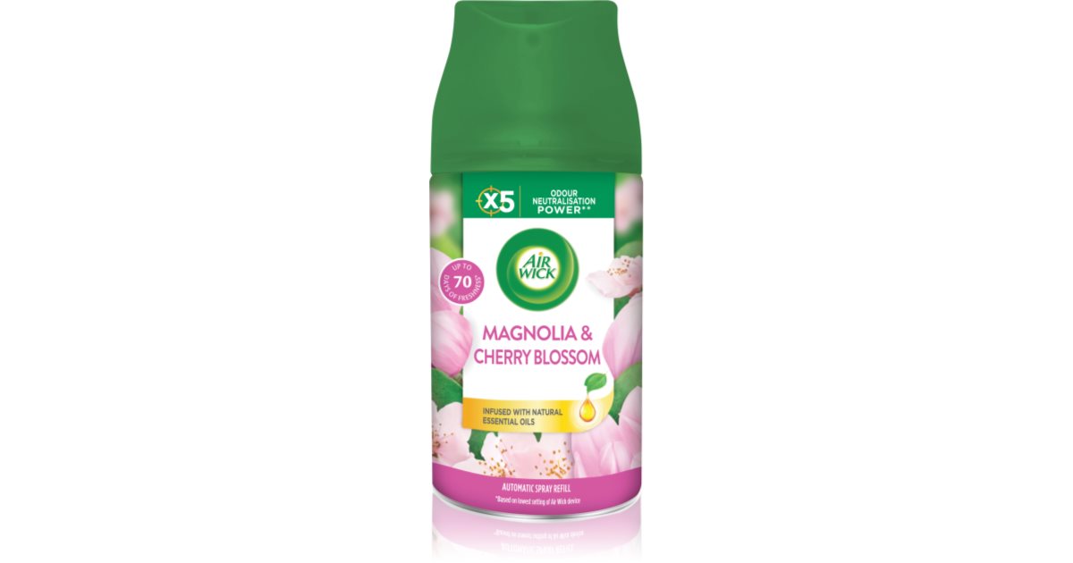 Air Wick Freshmatic Magnolia & Cherry Blossom air freshener refill ...