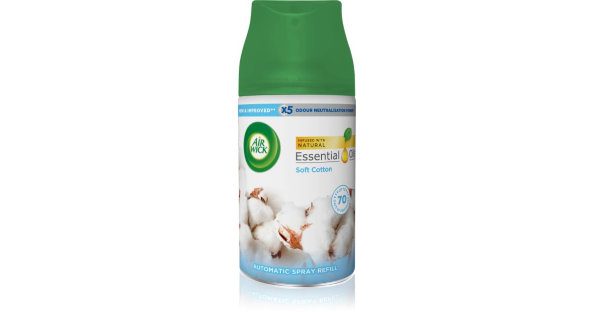 Air Wick Freshmatic Soft Cotton air freshener refill | notino.ie
