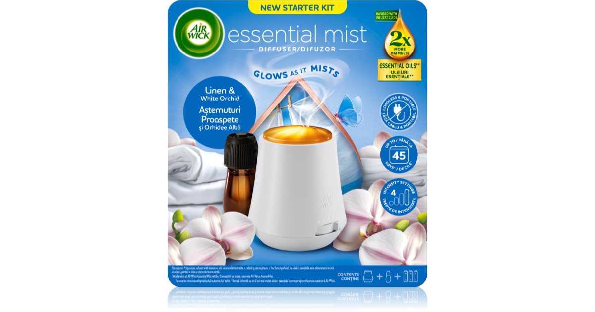 Air Wick Essential Mist Linen & White Orchid | Brza dostava | notino.hr