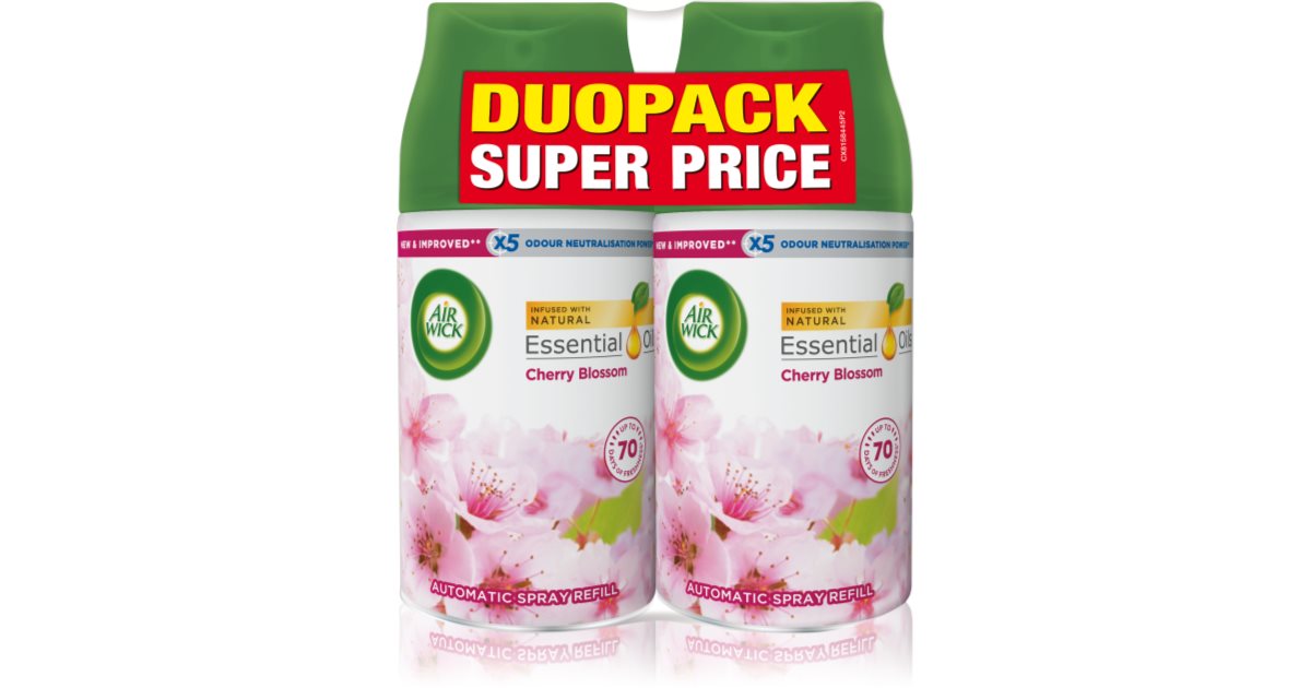 Air Wick Freshmatic Cherry Blossom oro gaiviklis užpildas DUO | notino.lt