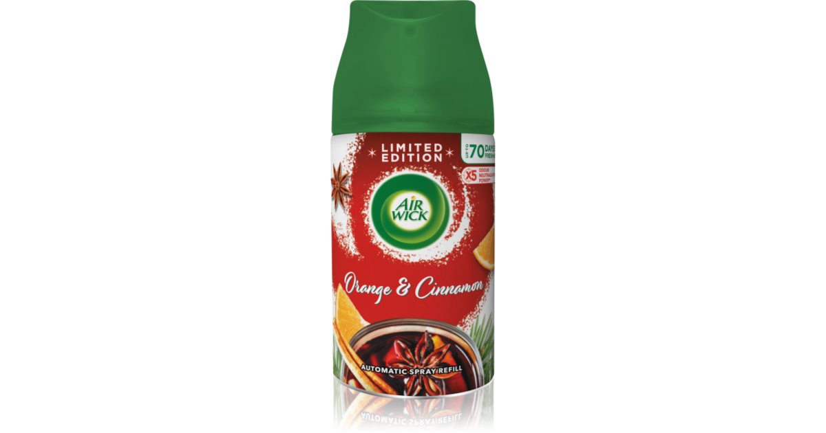 Air Wick Freshmatic Magic Winter Orange & Cinnamon luftfrisker Genopfyldning | Dufte til hjemmet ...