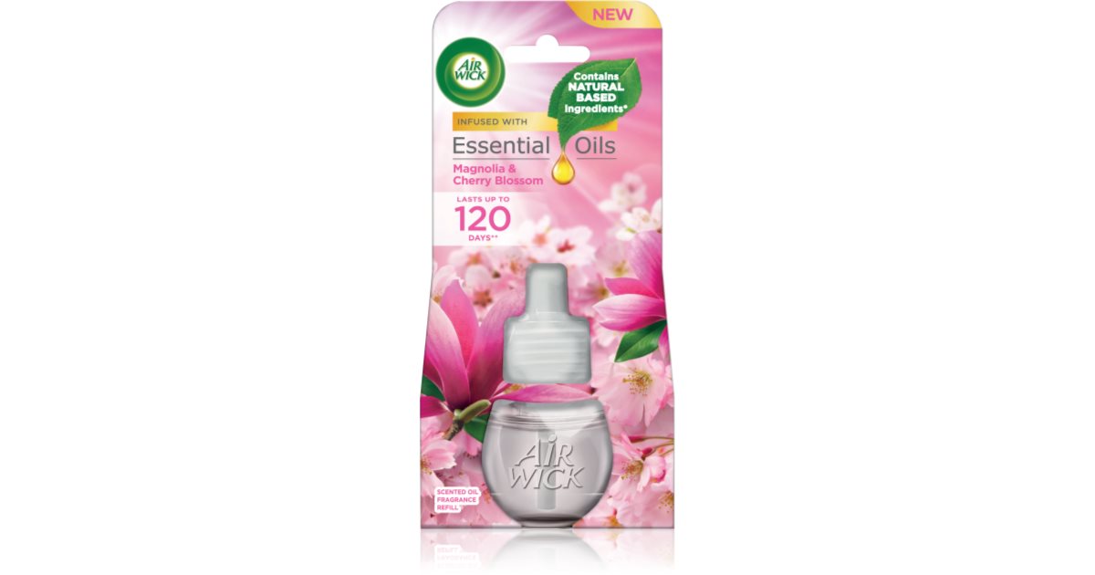 Air Wick Magnolia & Cherry Blossom genopfyldning af diffusionsapparat | Dufte til hjemmet Air ...