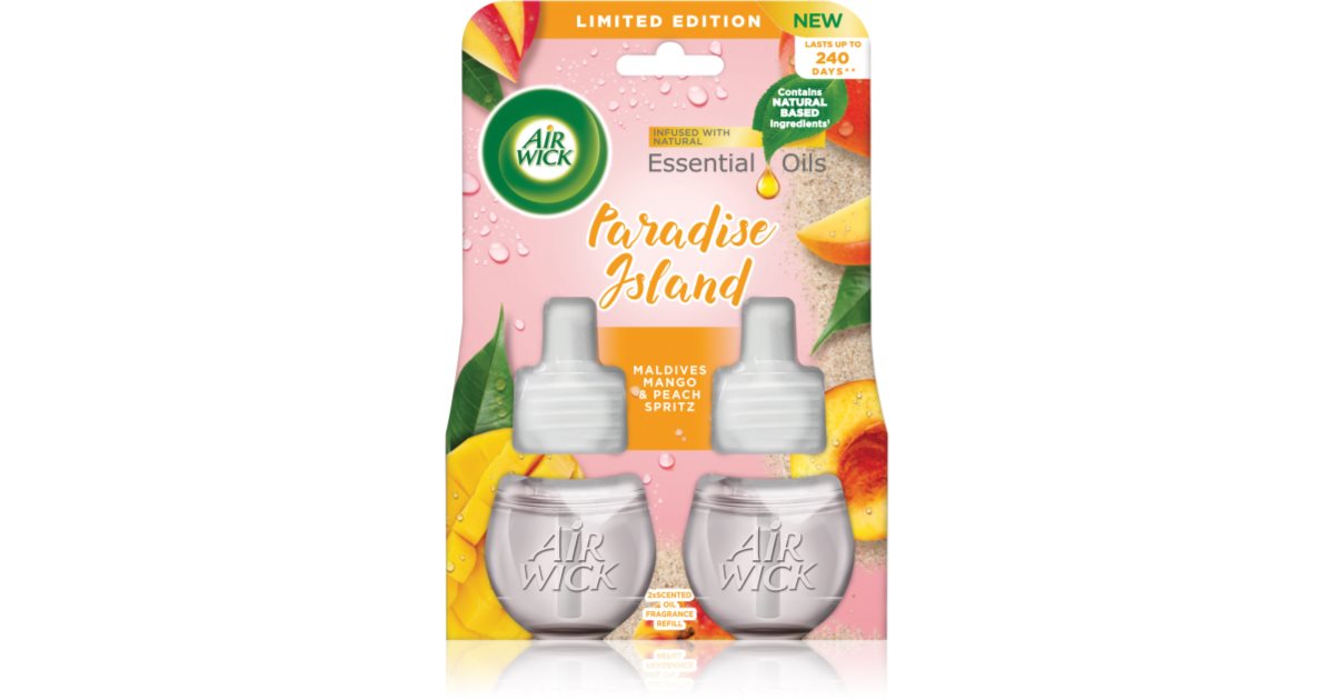 Air Wick Paradise Island Maldives Mango & Peach Spritz Ersatzfüllung ...