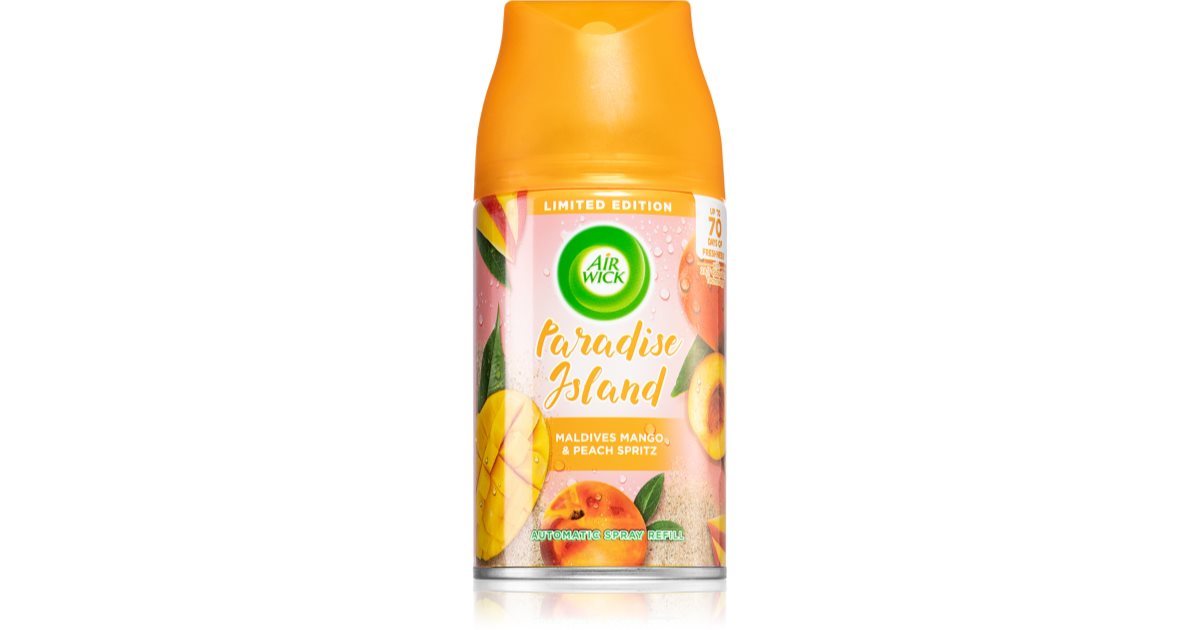 Air Wick Paradise Island Maldives Mango & Peach Spritz désodorisant ...