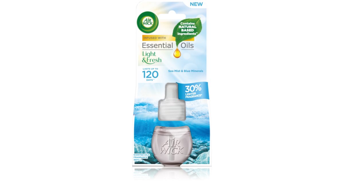 Air Wick Light & Fresh Sea Mist & Blue Minerals refill for aroma ...
