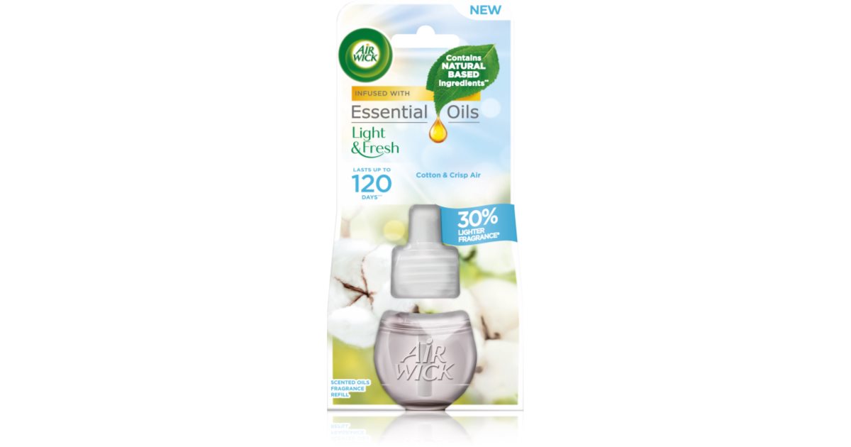 Air Wick Light & Fresh Cotton & Crisp Air refill for aroma diffusers ...