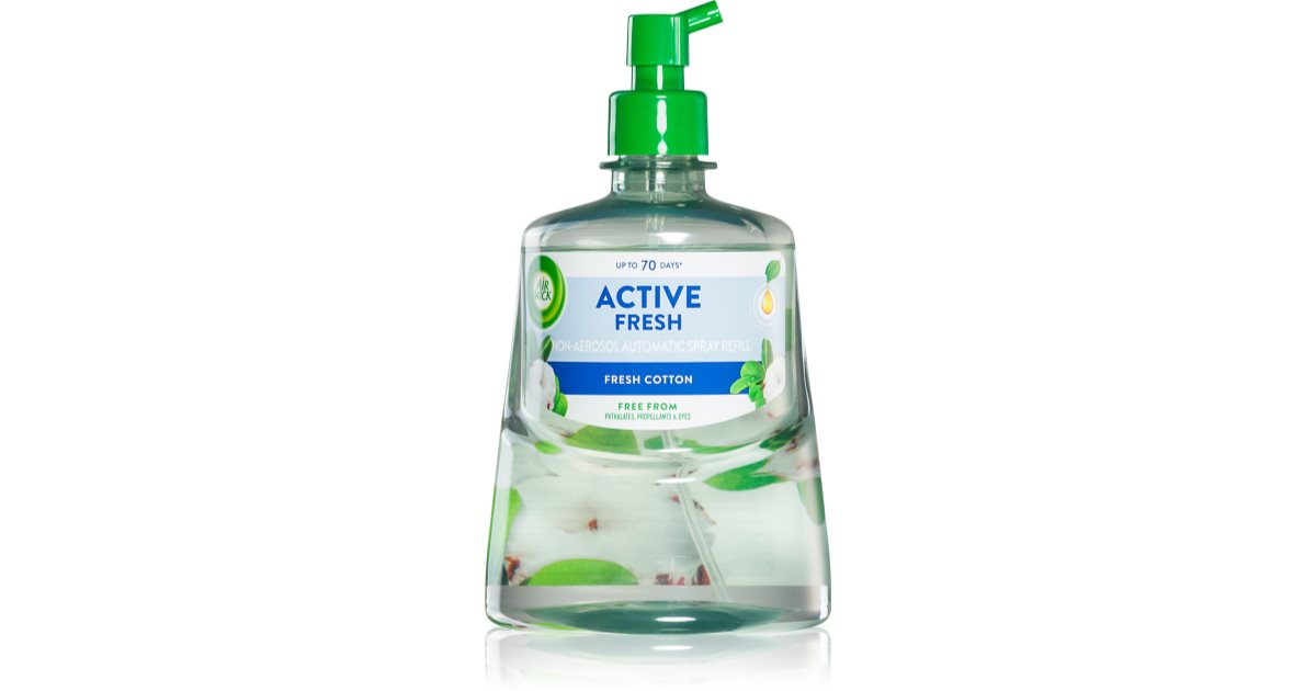 Air Wick Active Fresh Fresh Cotton désodorisant recharge | notino.fr