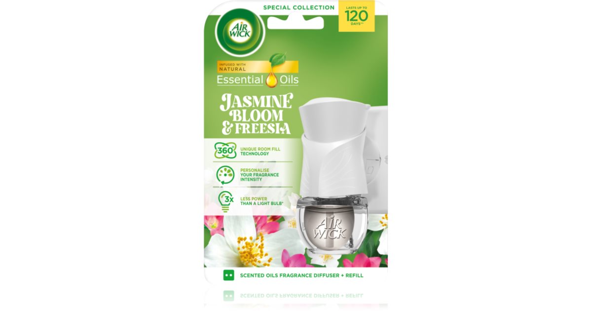Air Wick Electric Jasmine Bloom & Freesia elektrisk luftfrisker | Dufte til hjemmet Air Wick ...