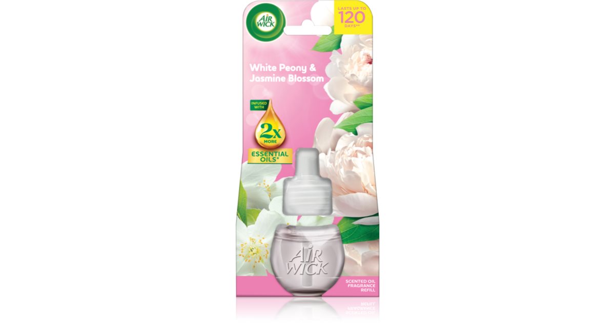 Air Wick Essential Oils White Peony & Jasmine Blossom náplň do elektrického difuzéru | notino.cz