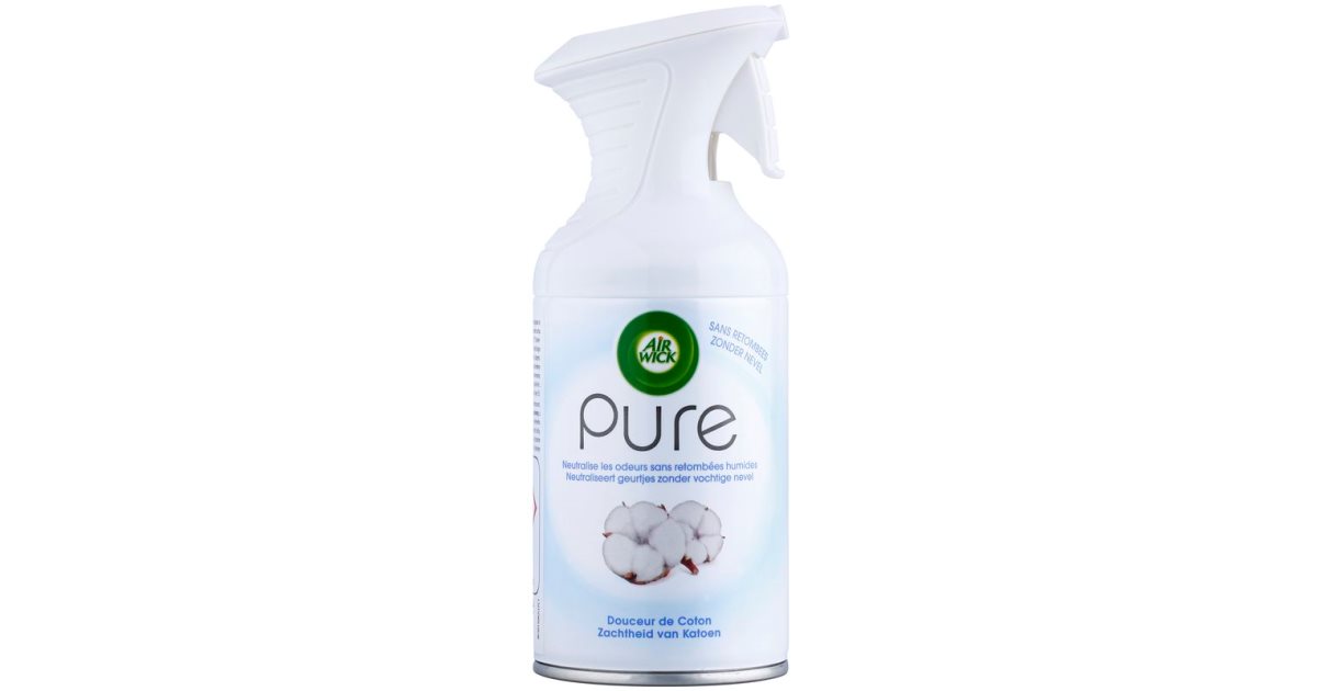 Air Wick Pure Soft Cotton parfum d'ambiance 250 ml | notino.fr