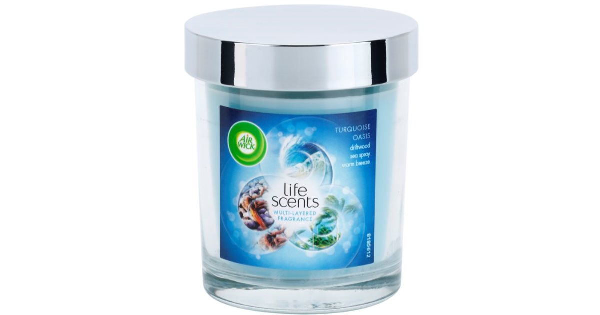 Air Wick Life Scents Turquoise Oasis Scented Candle 141 g | notino.se