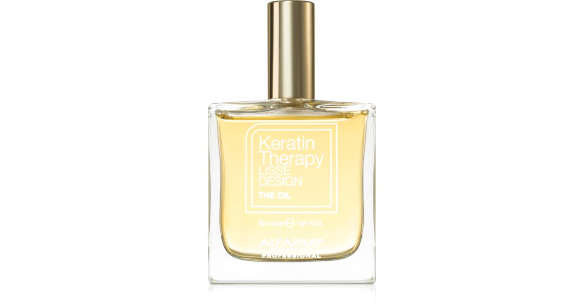 Alfaparf Milano Keratin Therapy Lisse Design Nourishing Oil for shiny ...