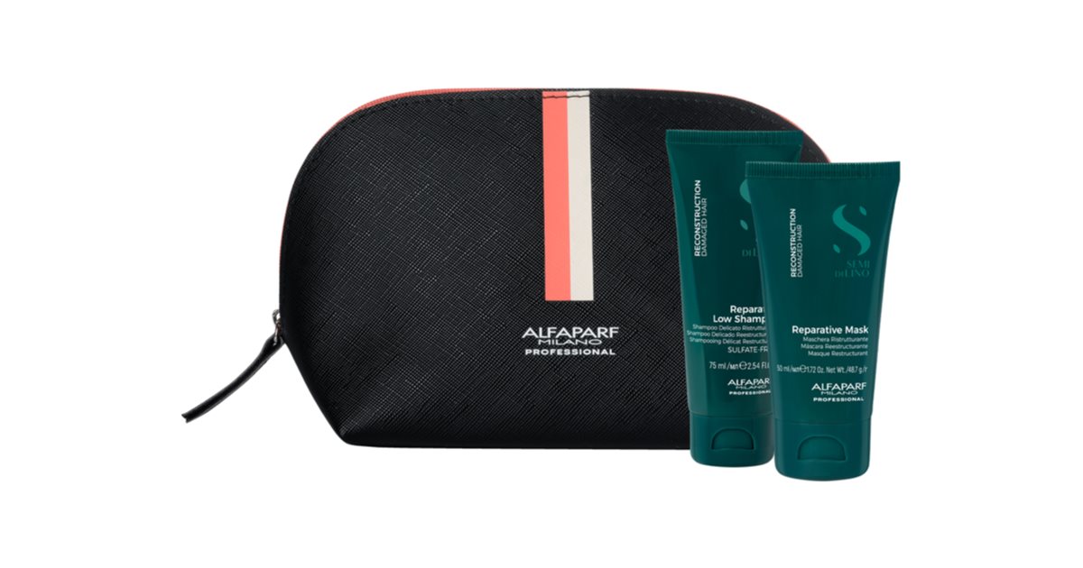 Alfaparf Milano Semi di Lino Reconstruction Reparative Set für ...