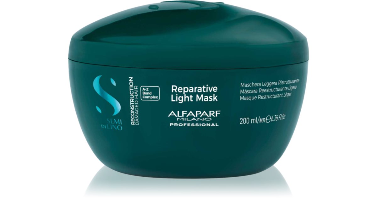 Alfaparf Milano Semi di Lino Reconstruction Reparative Light Mask ...