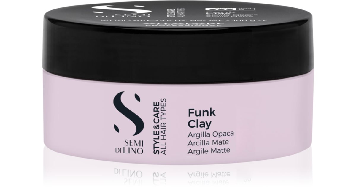 Alfaparf Milano Semi di Lino Style&Care Funk Clay | Livrare rapida ...