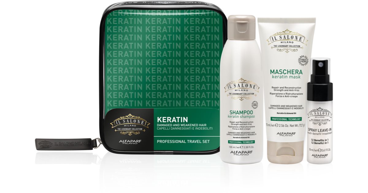 Alfaparf Milano Il Salone Milano Keratin Reiseset zur Stärkung der Haare