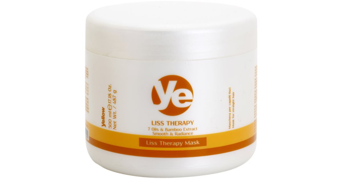 Alfaparf Milano Yellow Liss Therapy Smoothing Mask For Chemically ...