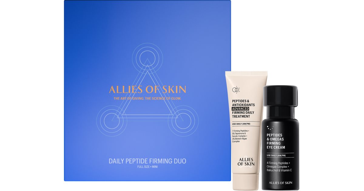 Allies of Skin Daily Firming Duo Kit Geschenkset unterwegs