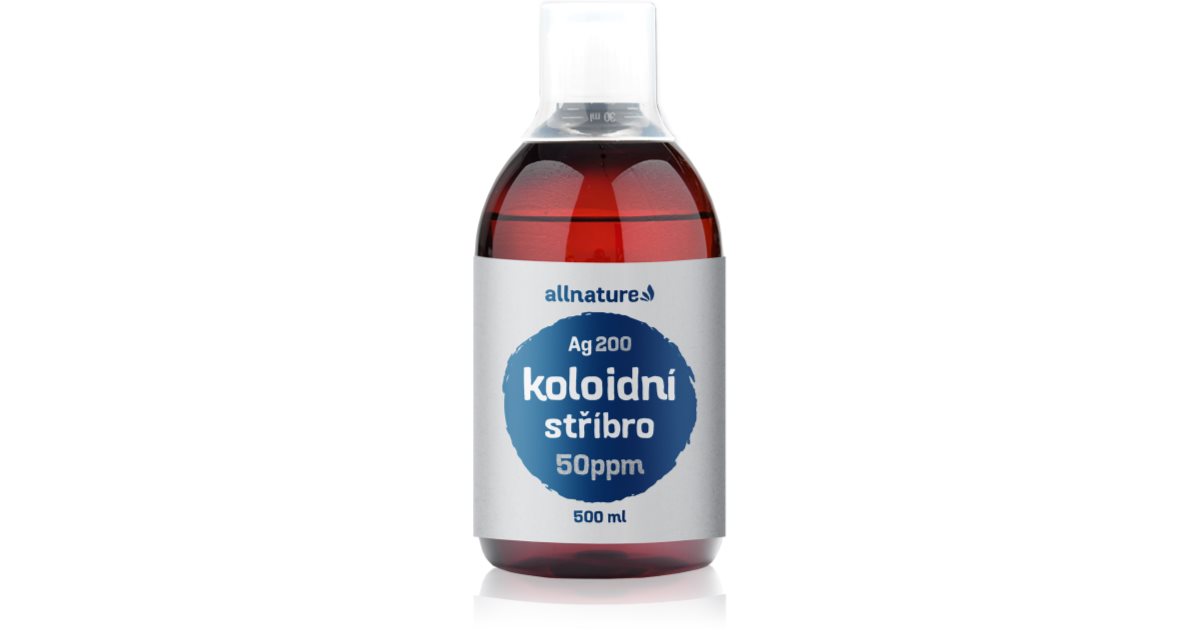 Allnature Koloidní stříbro Ag200 50 ppm raminamasis valomasis tonikas ...