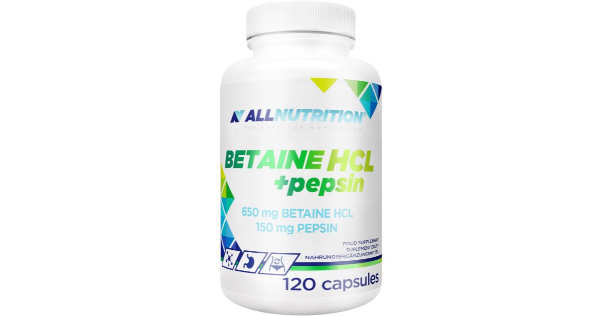 Allnutrition Betaine HCl + Pepsin Kapseln mit Verdauungsenzymen | notino.at