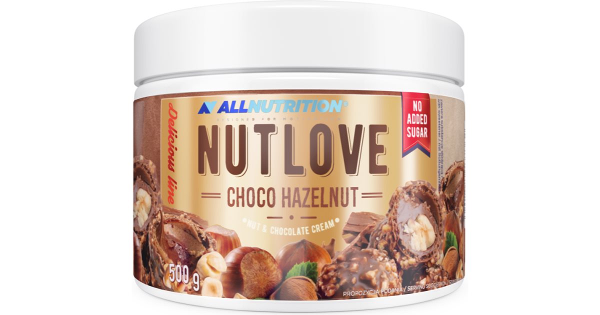 Allnutrition Nutlove Choco Hazelnut süßer Aufstrich ohne Zuckerzusatz ...