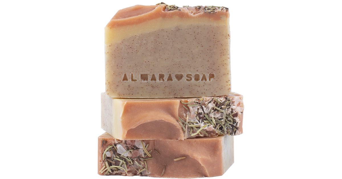 Almara Soap Natural Peeling Walnut Natural Bar Soap with exfoliating ...