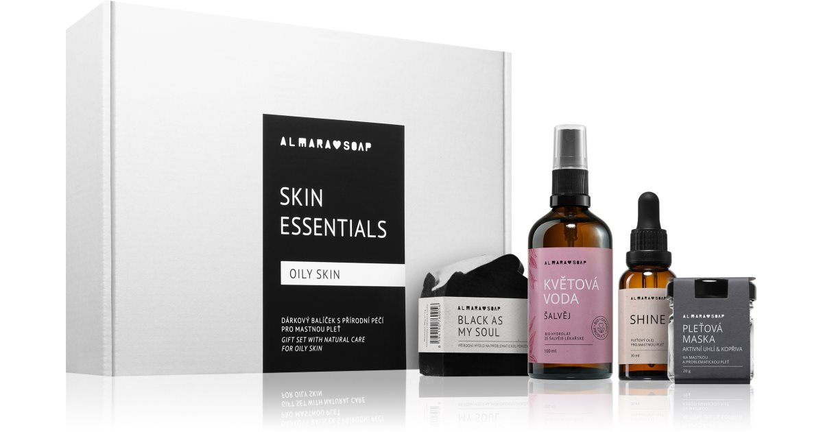 Almara Soap Skin Essentials Oily Skin подаръчен комплект за мазна кожа ...
