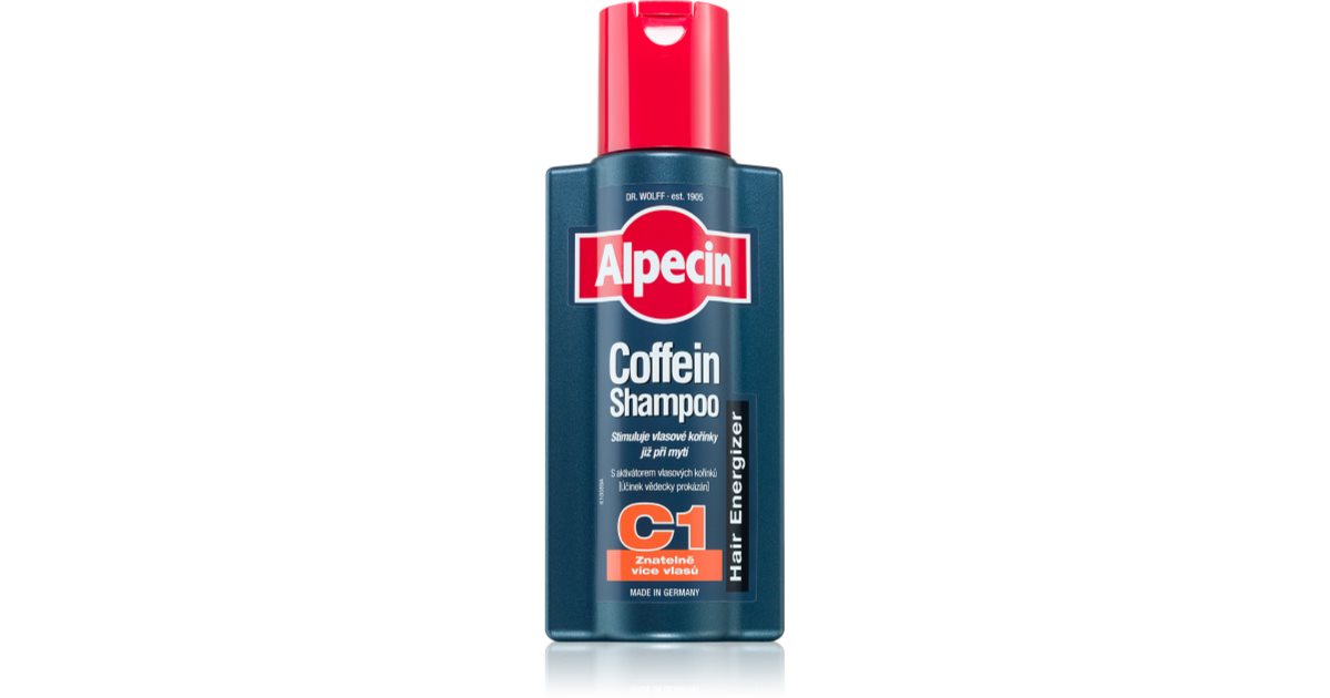 Alpecin Hair Energizer Coffein Shampoo C1 Caffeine Shampoo For Men for ...