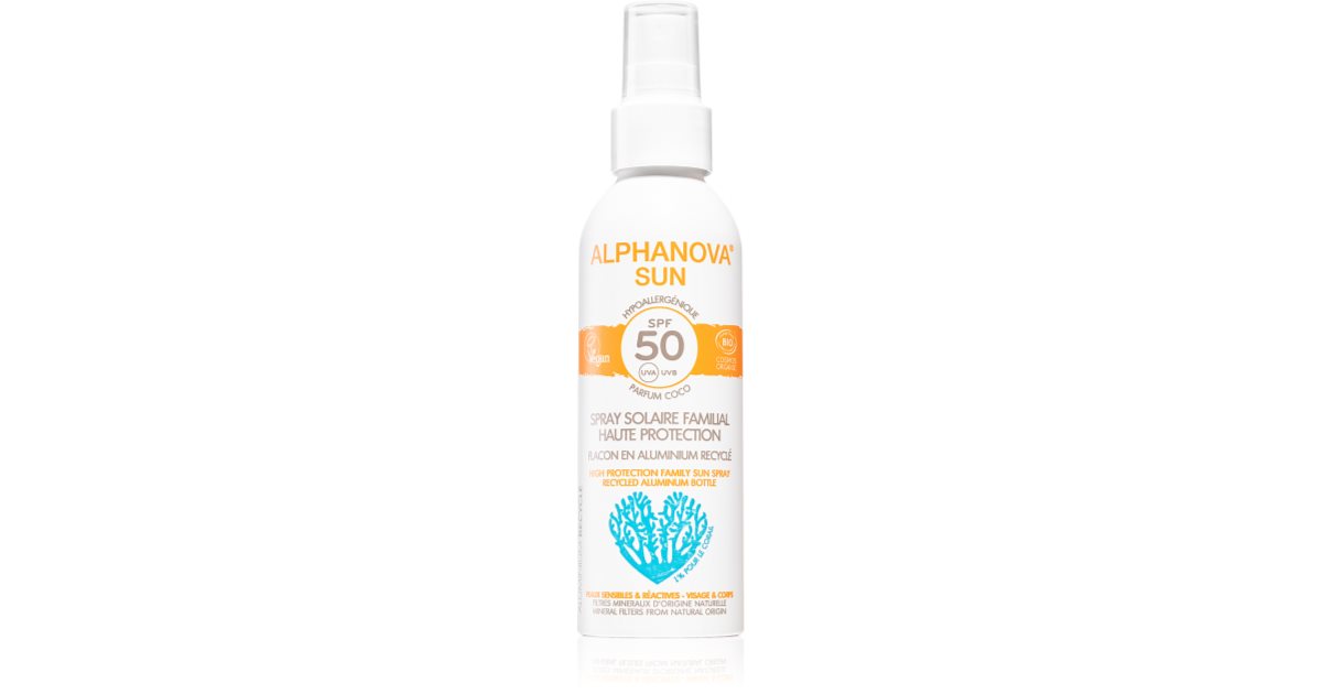 Alphanova Sun Bio spray solar SPF 50 | Notino.ro