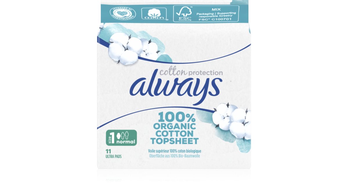 Always Cotton Protection Normal | Livrare rapida! | Notino.ro