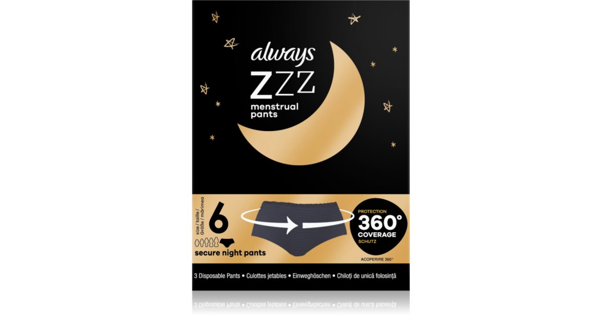 Always Secure Night Pants period knickers | notino.co.uk
