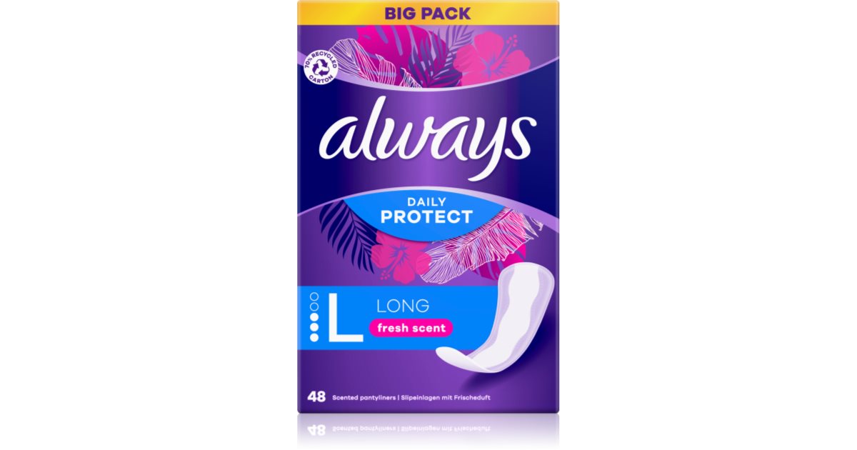 Always Daily Protect Long Fresh Scent protège-slips avec parfum | notino.be