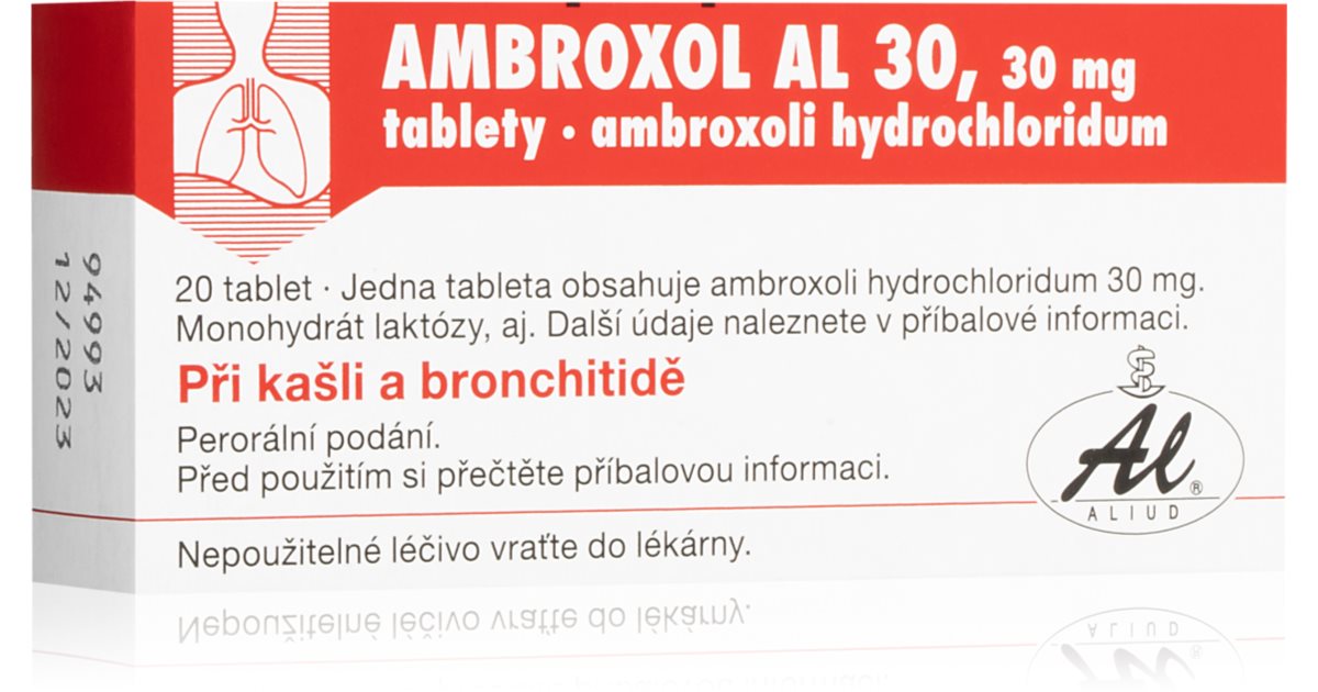 Ambroxol AL Ambroxol AL 30 mg tablety na usnadnění vykašlávání hlenu z ...
