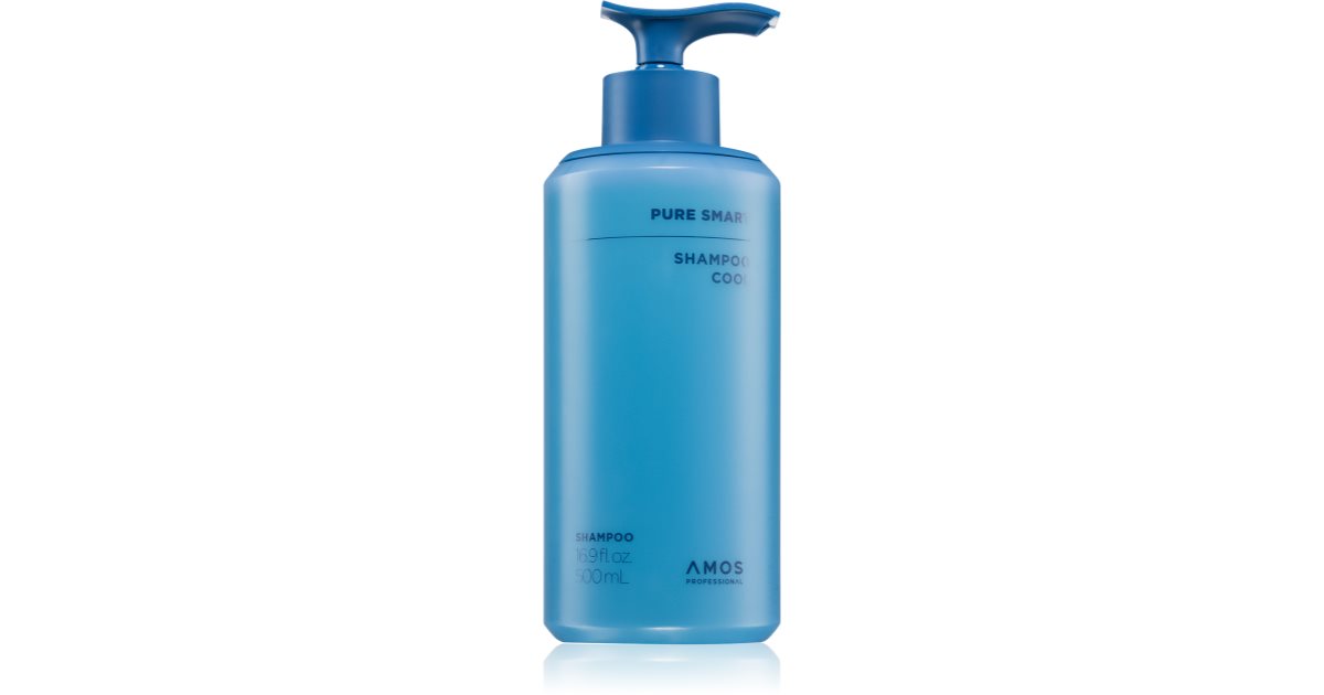 AMOS Pure Smart Shampoo Cool Anti-Dandruff Shampoo with cooling effect ...