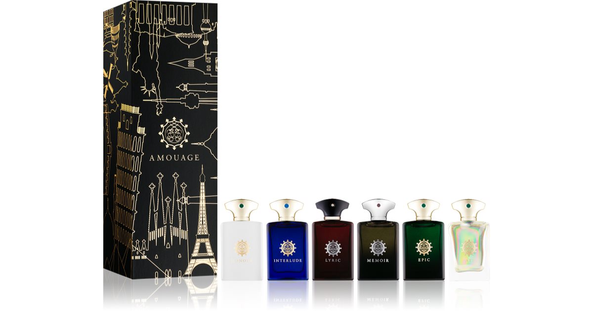 Amouage Miniatures Bottles Collection Men Gift Set I. voor Mannen ...