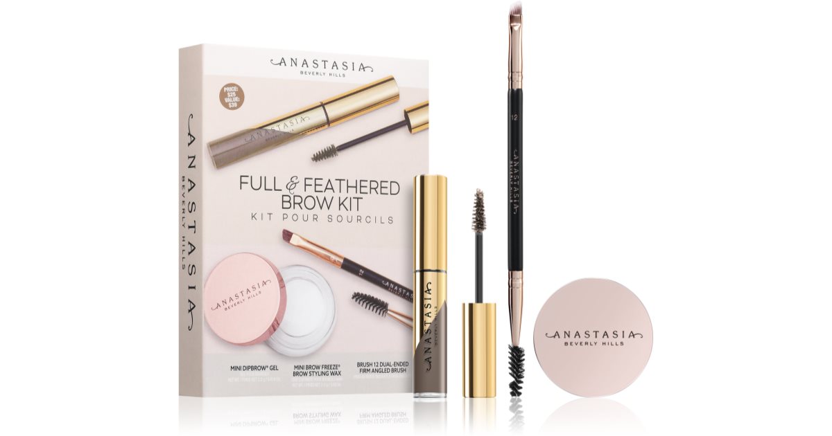 Anastasia Beverly Hills Full & Feathered Kit Taupe Augenbrauen-Set 12