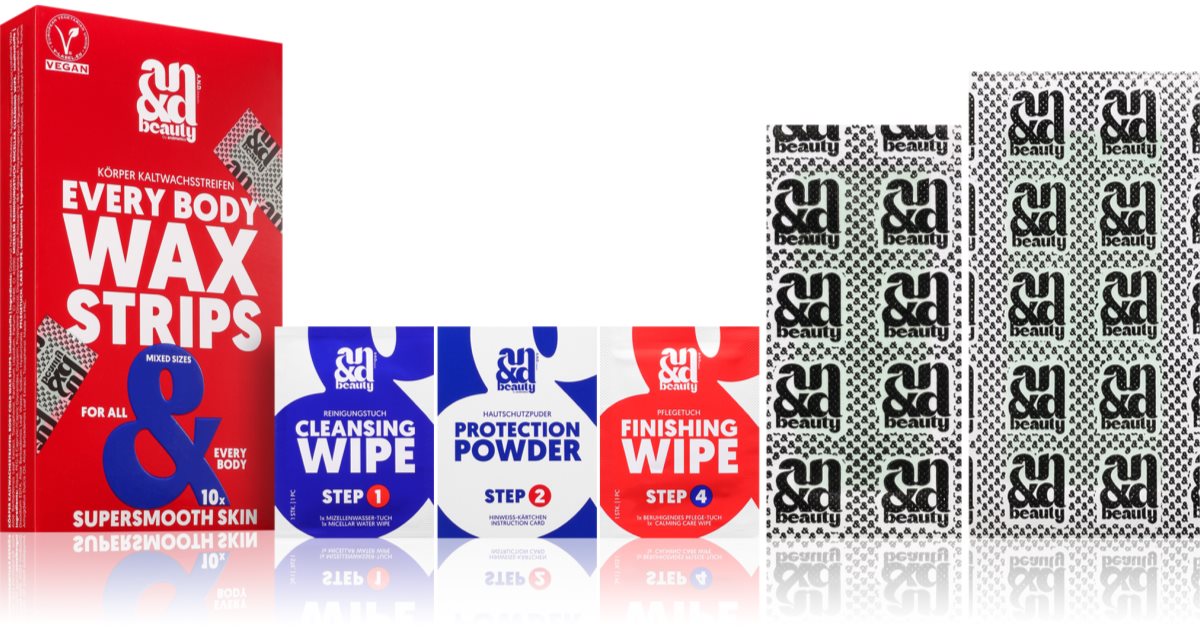 A.N.D. Beauty Wax Strips Every Body воскові смужки для депіляції для ...