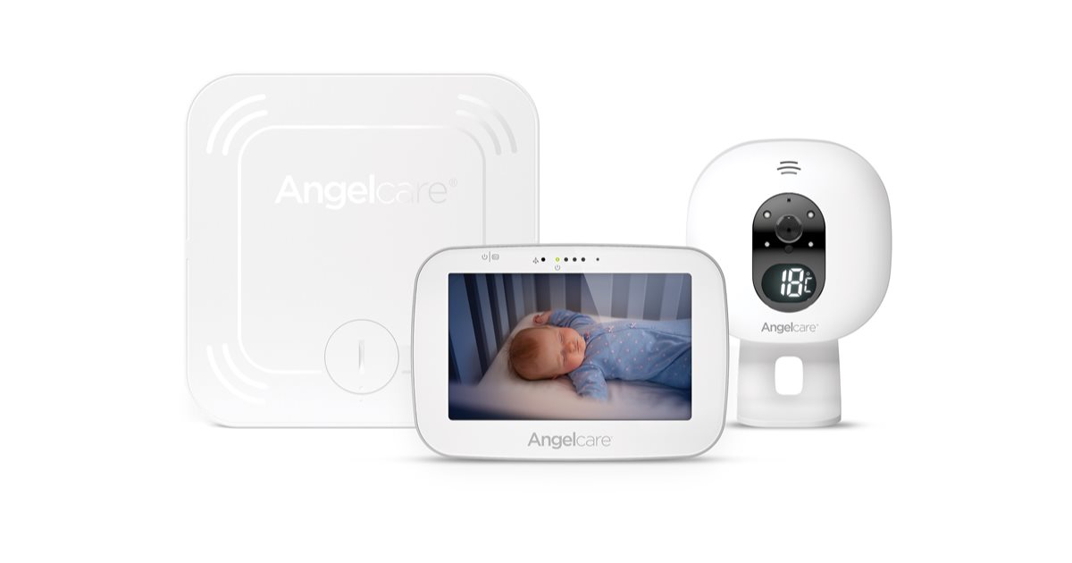Angelcare AC527 monitor de movimento com intercomunicador com vídeo ...