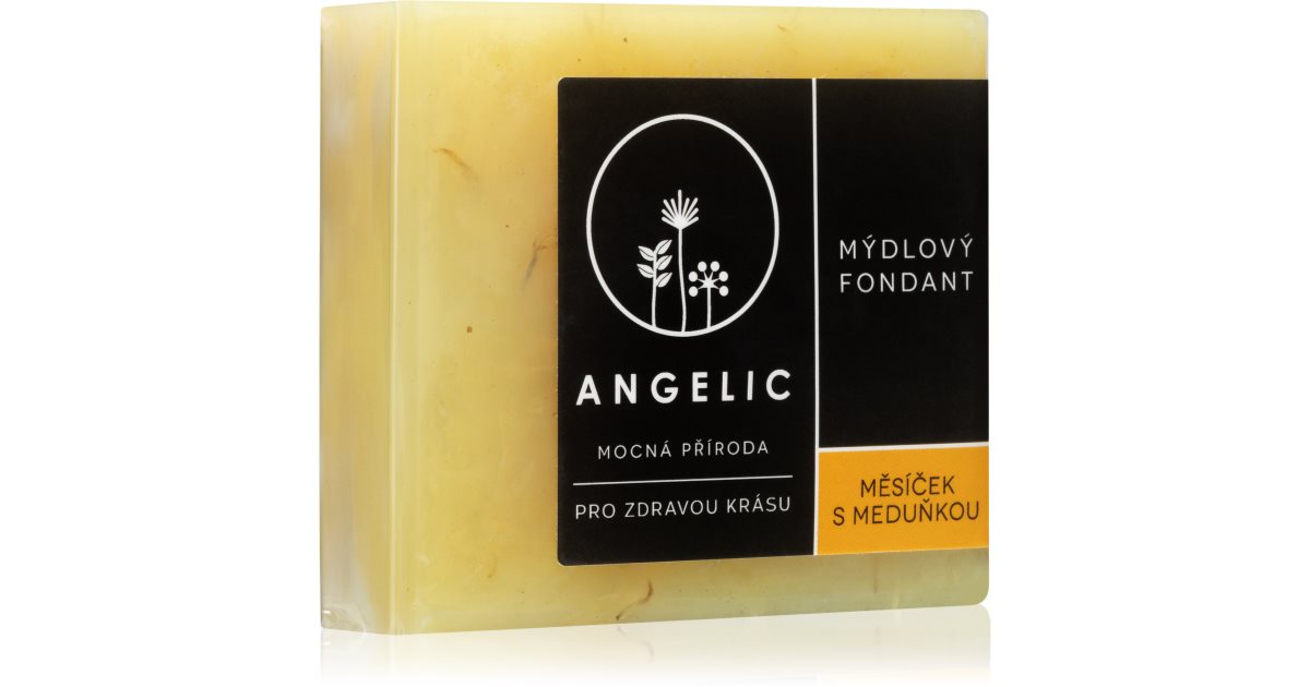 Angelic Soap fondant Calendula & Lemon balm Extra Zachte Natuurlijke ...