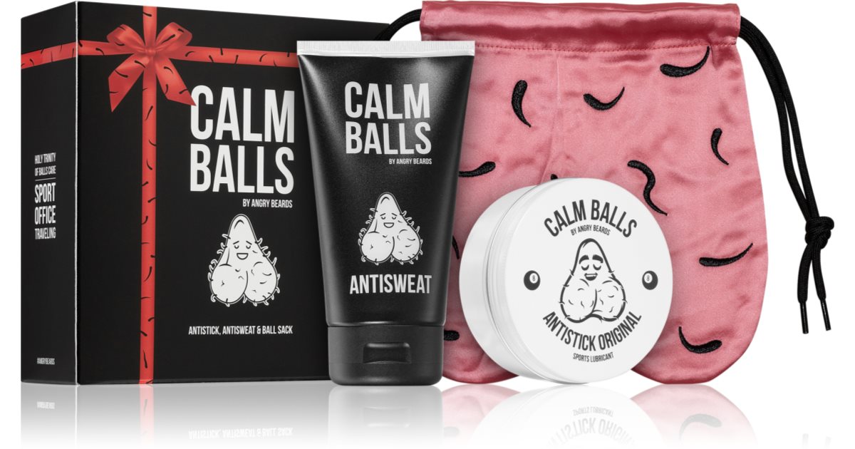 Angry Beards Calm Balls Gift Set for men | notino.ie