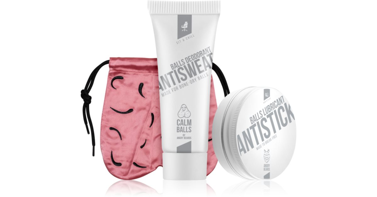 Angry Beards Antisweat & Antistick Balls Set gift set for men | notino ...