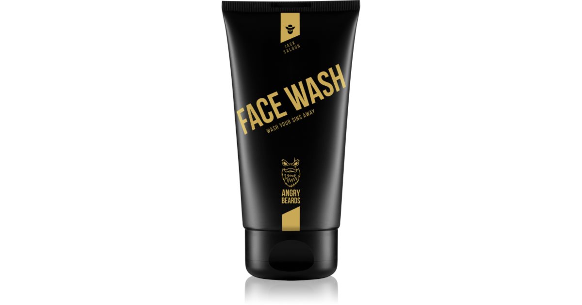 Angry Beards Jack Saloon Face Wash gel limpiador para el rostro | notino.es