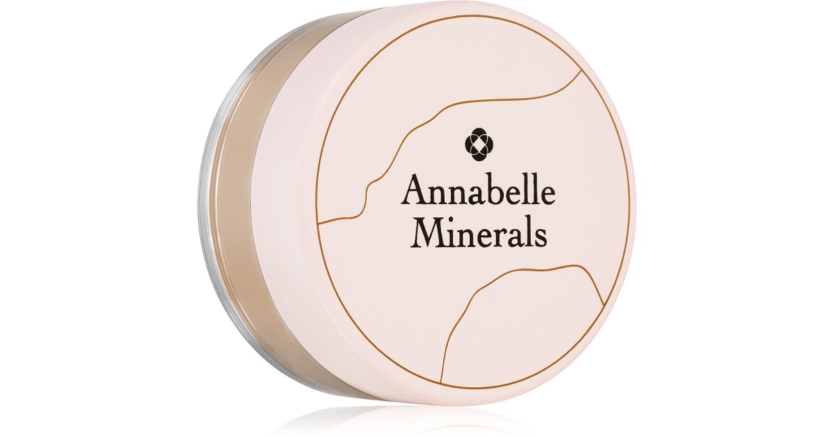 Annabelle Minerals Matte Mineral Foundation base em pó mineral para ...
