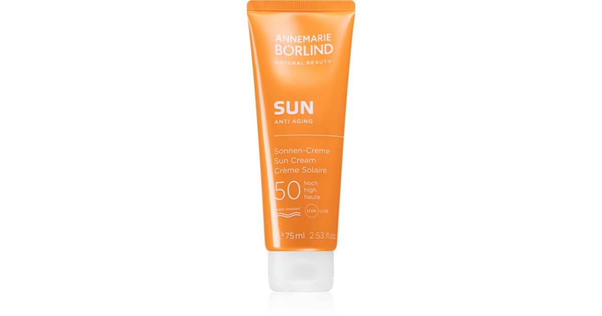 ANNEMARIE BÖRLIND SUN ANTI-AGING Protective Cream Against Skin Aging ...