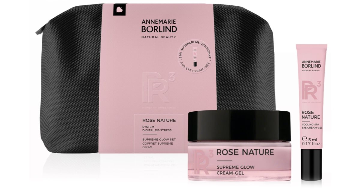 ANNEMARIE BÖRLIND Rose Nature Supreme Glow X-MAS Set gift set for ...